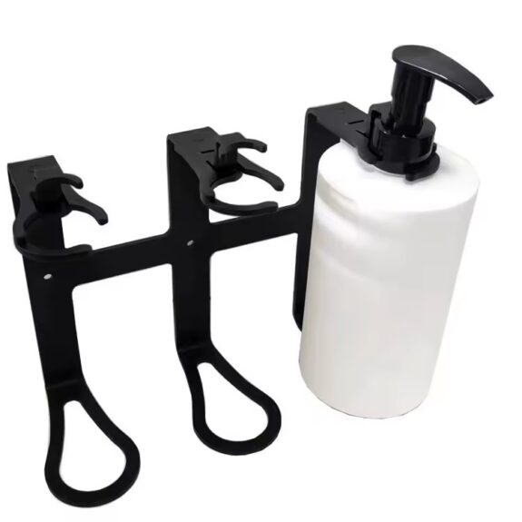 Customized lockable soap dispenser holder bracket bathroom wall mount ...